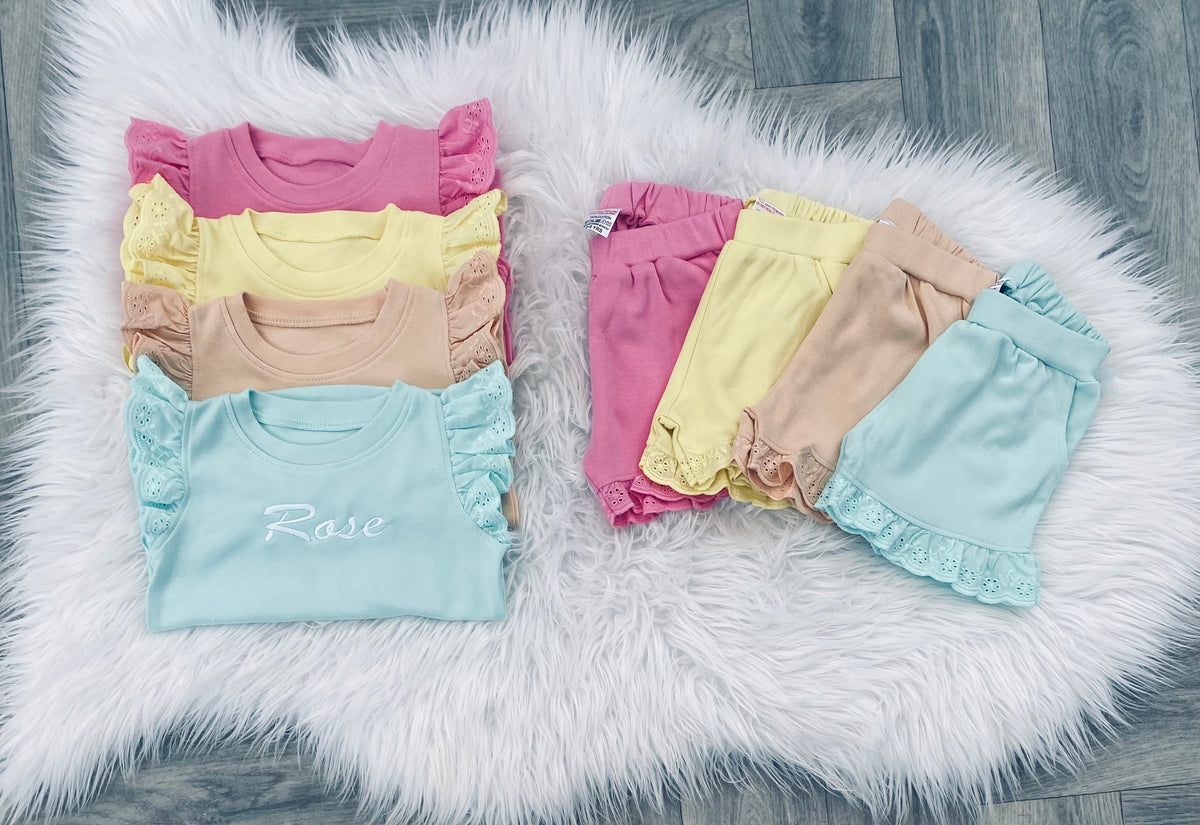 Embroidered Frilly Set – MBD Clothing Co